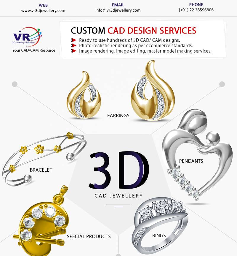 3D CAD Jewellery Designs