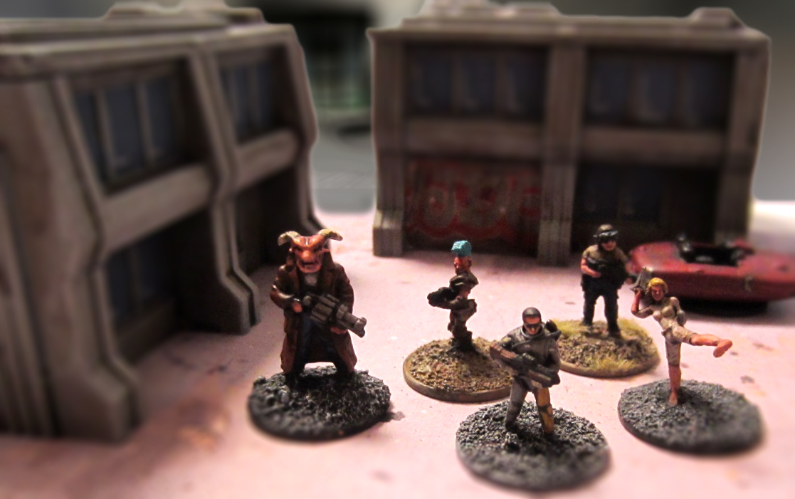 Shadowrun miniature skirmish game "Sprawl Gangs" (fall 2013)