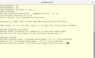 Pavel Stehule's blog: nice unicode border like psql for mysql and pgcli?