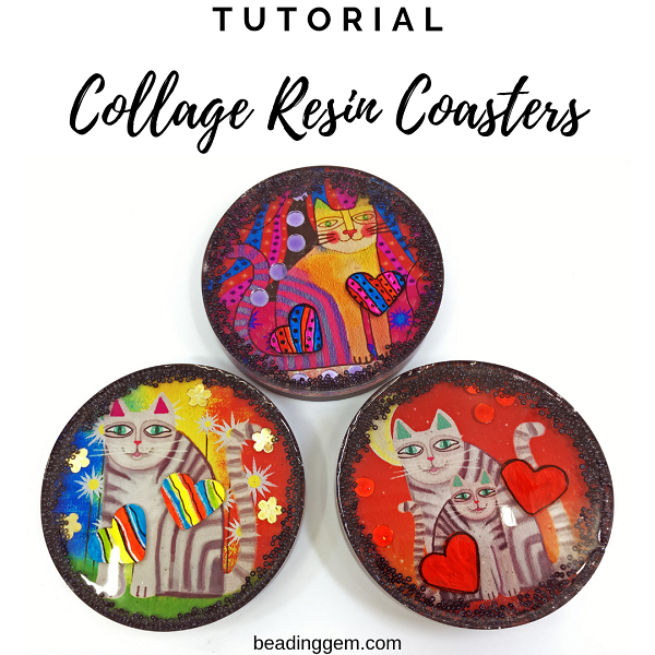 Collage Resin Coaster Tutorial Using Photo Paper | Tips and Tricks ...