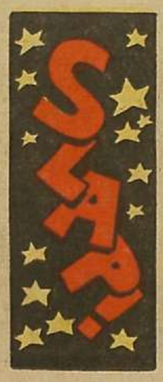 Slap! comic book sound effect