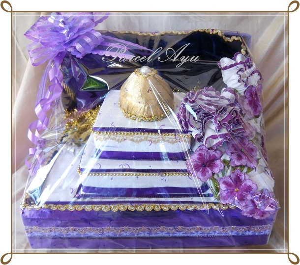 Parcel hantaran isi paket mukena & sajadah