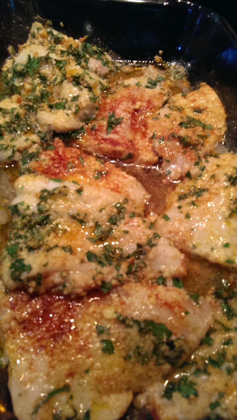 Mama Munch's Kitchen: Parmesan-Crusted Fish Fillet