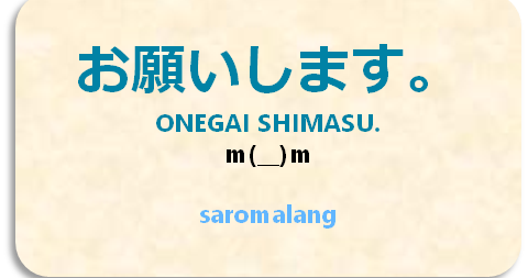 Tư vấn học bổng du học Nhật Bản Saromalang: "Onegai shimasu"