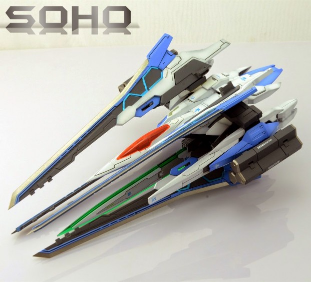 Custom Build: MG 1/100 Full Equipment Gundam 00 Seven Sword/G [XN-Raiser]