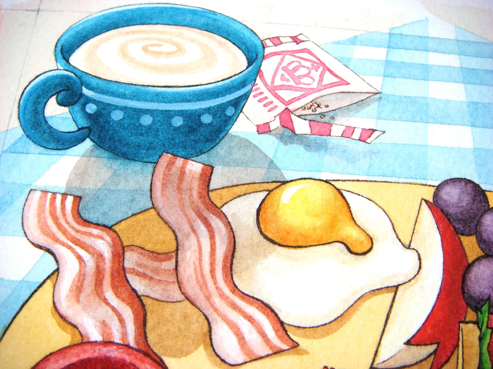 WorkAHolic: King's Breakfast (birthday card)