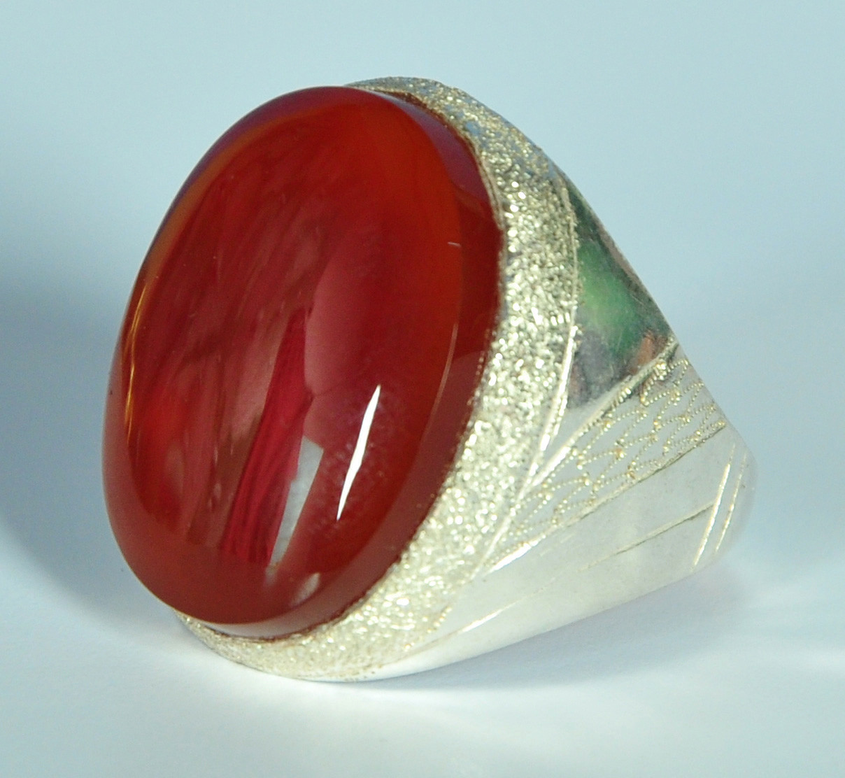 PERMATA MURAH SOKMO: CINCIN AKIK YAMAN MERAH DARAH ASLI GRED A BIG SIZE ...