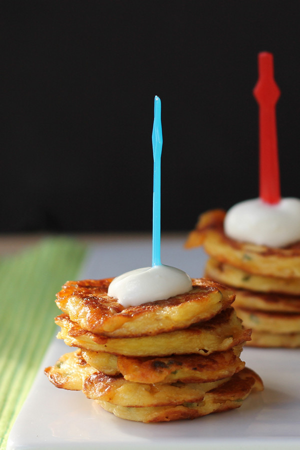 Cookistry: Mini Pancakes with Creme Fraiche