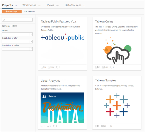 Project of Tableau : Configuring Projects in Tableau
