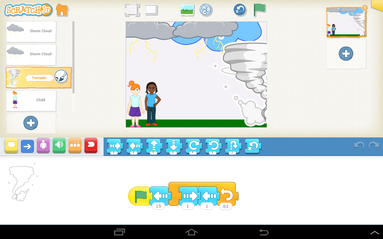 Diario de un pequeño informático: Creando historias con ScratchJr