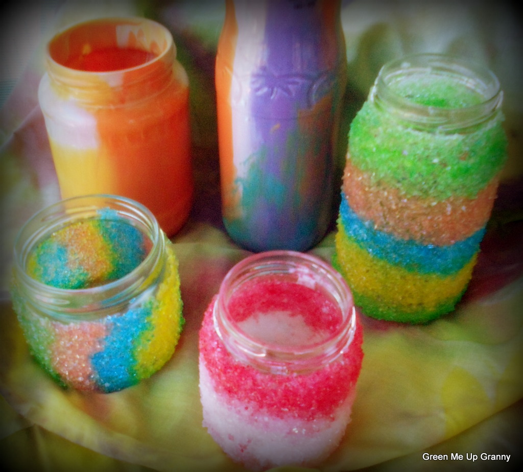 Green Me Up Granny: Recycling Jars Tutorial