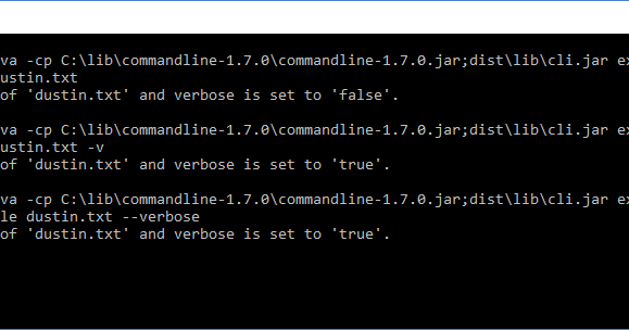 Inspired By Actual Events Java Command Line Interfaces Part 4 Commandline
