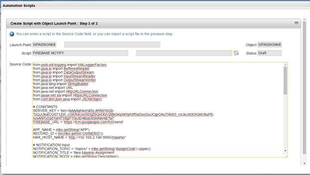 Notification of new Inbox Assignment on mobile using Google Firebase Maximo Consultant's Blog