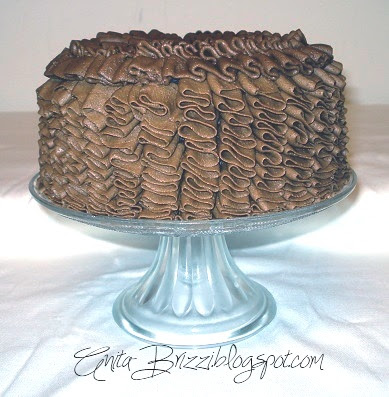 Inspired Passions: Chocolate Ruffle Cake