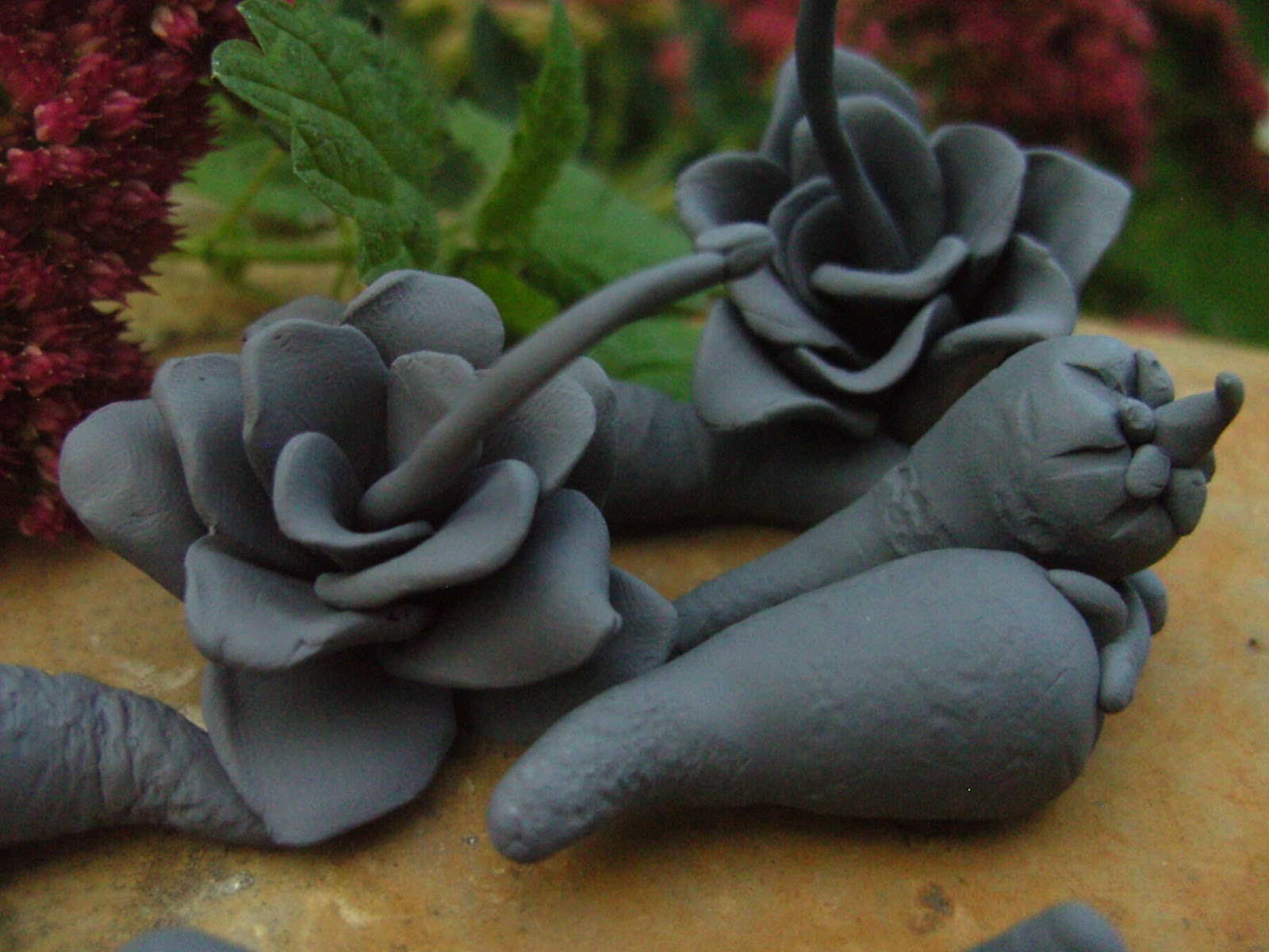 Jade Bessant: Newplast Plasticine veg and flowers