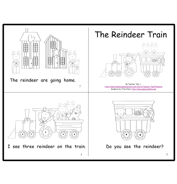 Teacher Tam's Educational Adventures: A Freebie and "Reindeer Reading ...