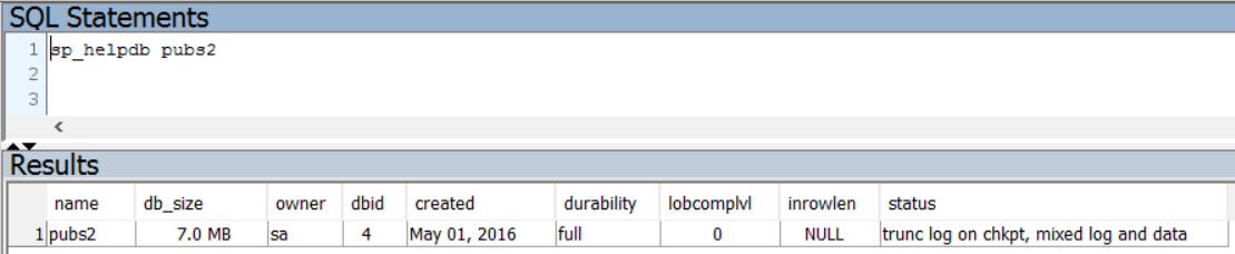 Sybase / SAP Adaptive Server Enterprise: Database: What is a database ...