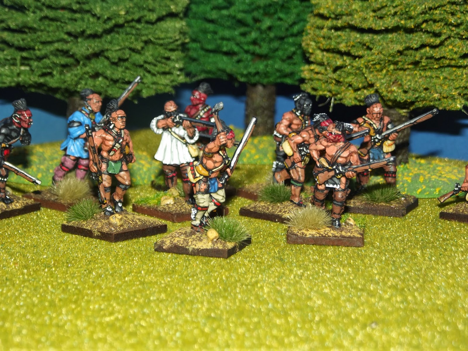 Hart of War Figure Painting and Basing Service: INDIANS! 28MM PERRY ...