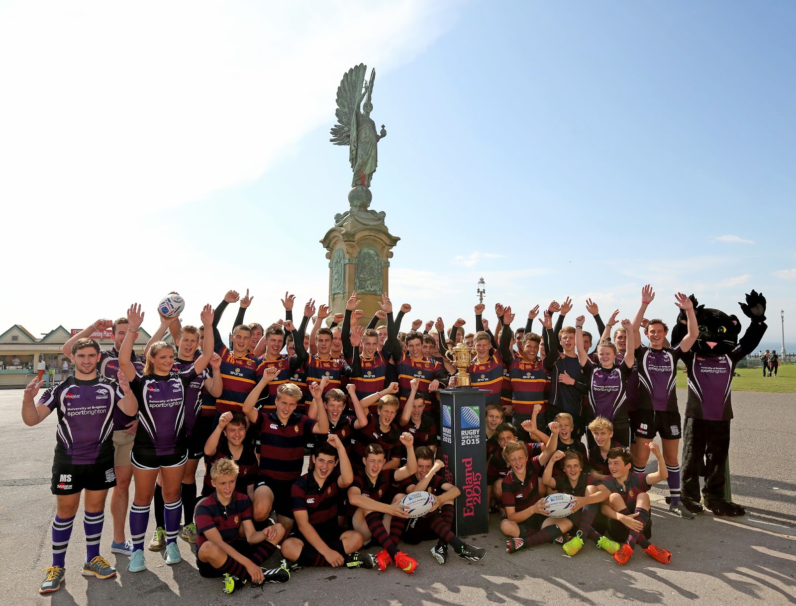 Brighton and Hove celebrates in the lead up to Rugby World Cup 2015 ...
