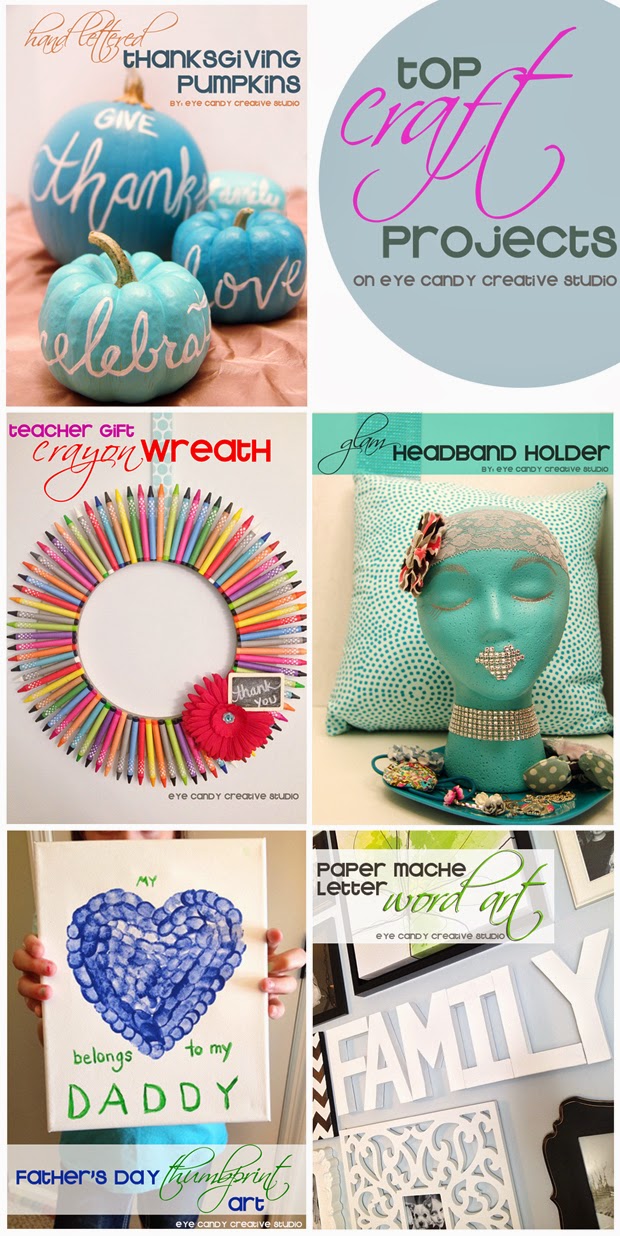 Eye Candy Creative Studio: CRAFTS :: Top 10 Craft Project Ideas