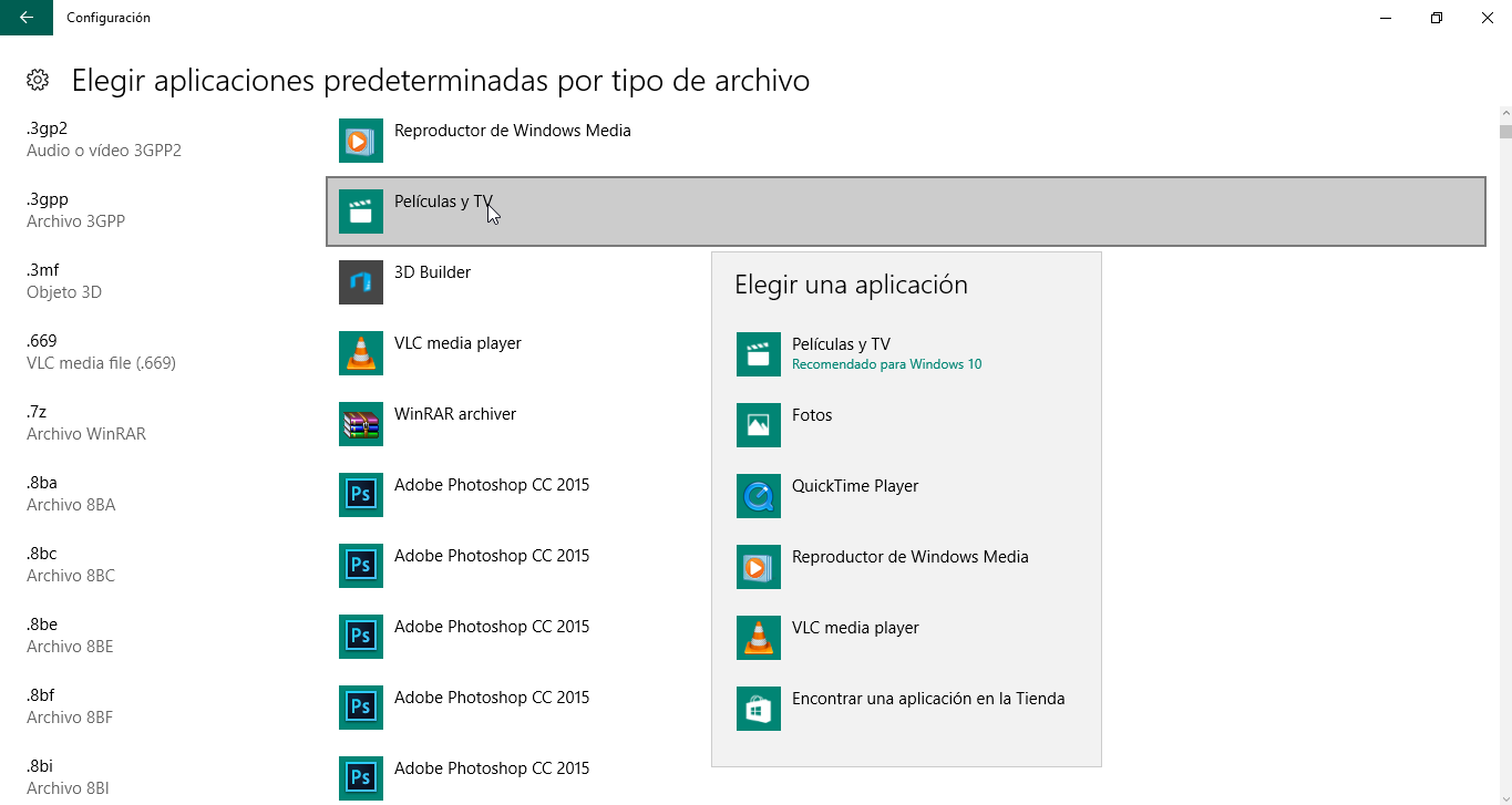 Cambiar Programa Predeterminado Para Abrir Archivos Windows 10