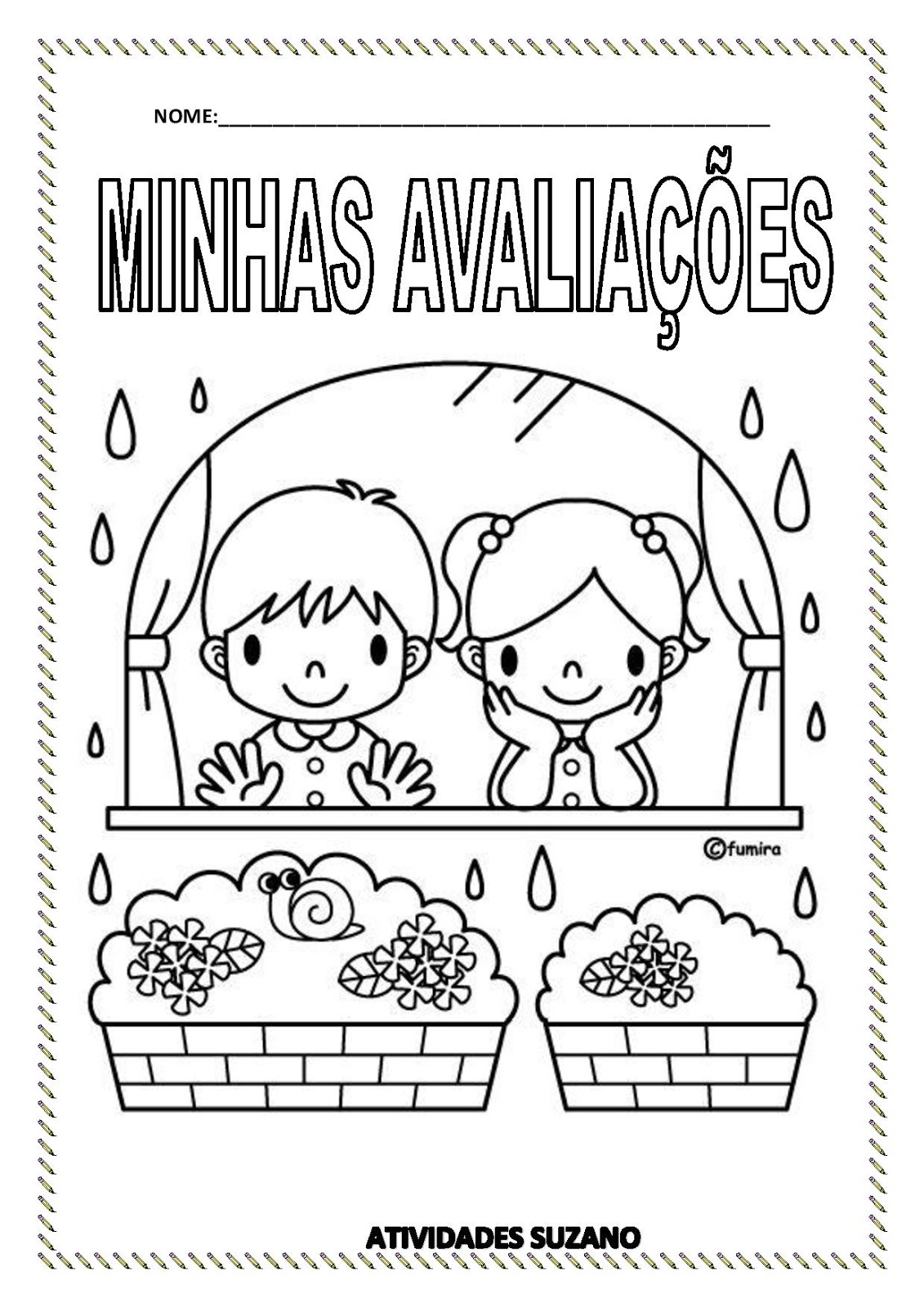 Capas de avaliações.