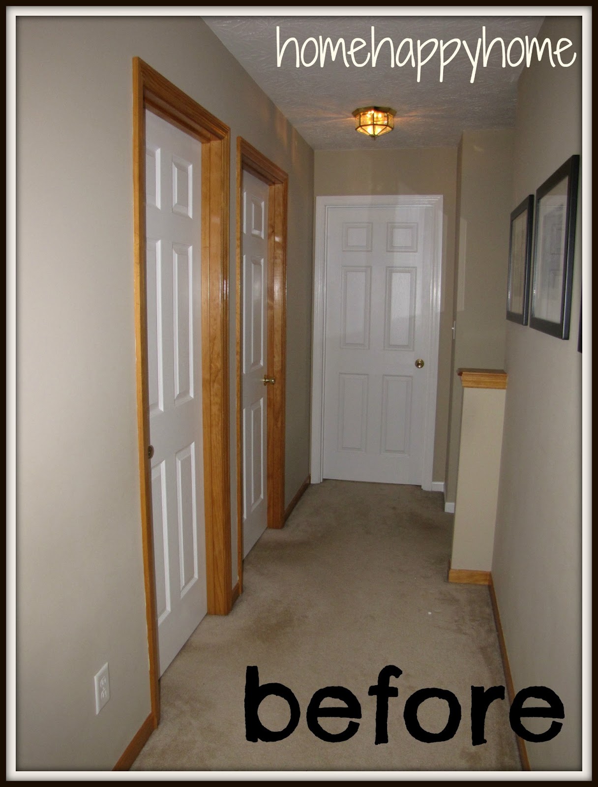 BookGirlCreations: Upstairs hallway transformation