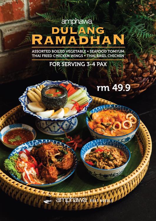 AMPHAWA BOAT NOODLE SPECIAL MENU 'DULANG RAMADHAN'