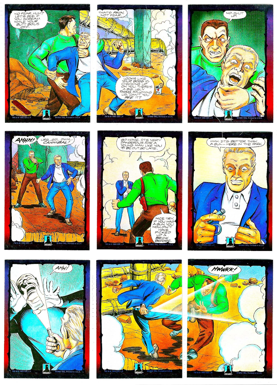 BEACH BUM COMICS : NONE SO BLIND - DEFIANT'S DARK DOMINION