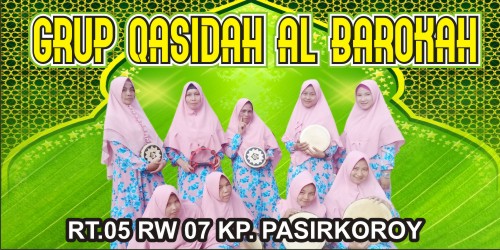 Download Contoh Spanduk Grup Hadroh Format CDR - KARYAKU