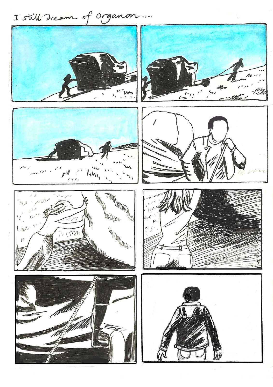 Helen Dearnley Illustration: Cloudbusting - the graphic novel