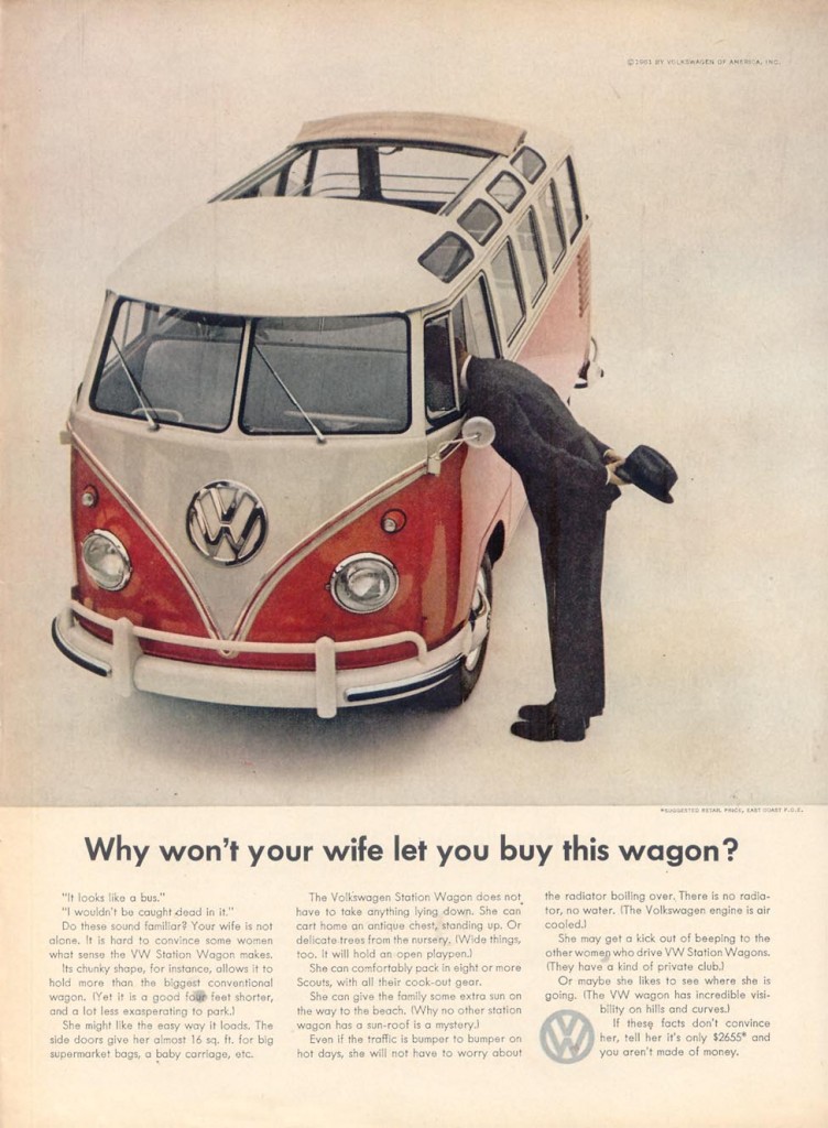 bugcartel: vw transporter reklámok werbung T1,T2