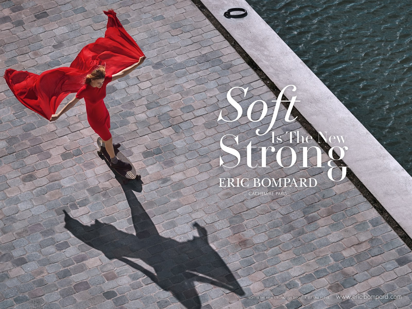 The campaign consists of 3 stunning visuals, set to a Parisian backdrop ...