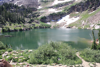 navel gazing at its finest: Wildflower Hike to Secret Lake