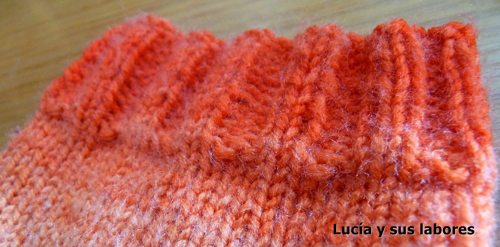 Lucía y sus labores.: CALCETINES CALENTITOS