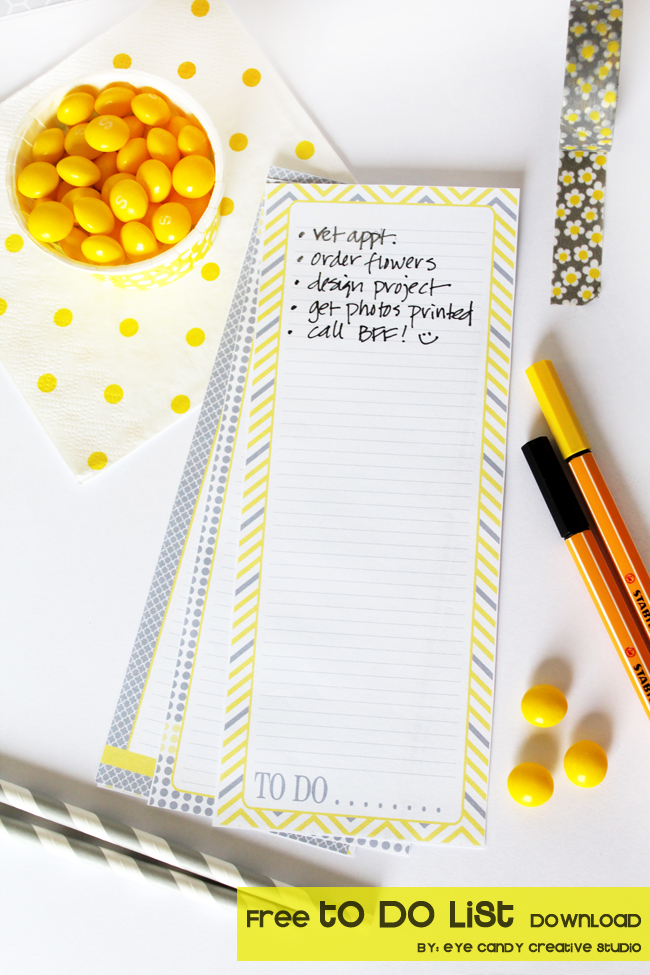 Eye Candy Creative Studio: FREEBIE :: To Do List