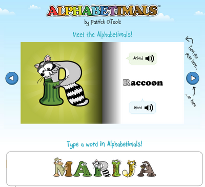 reaching-english: Meet the Alphabetimals
