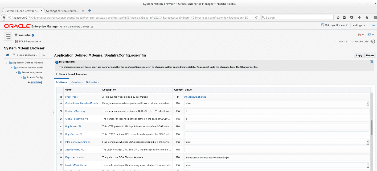 Oracle SOA / Java blog: Oracle SOA and WebLogic: Overview of key and keystore configuration