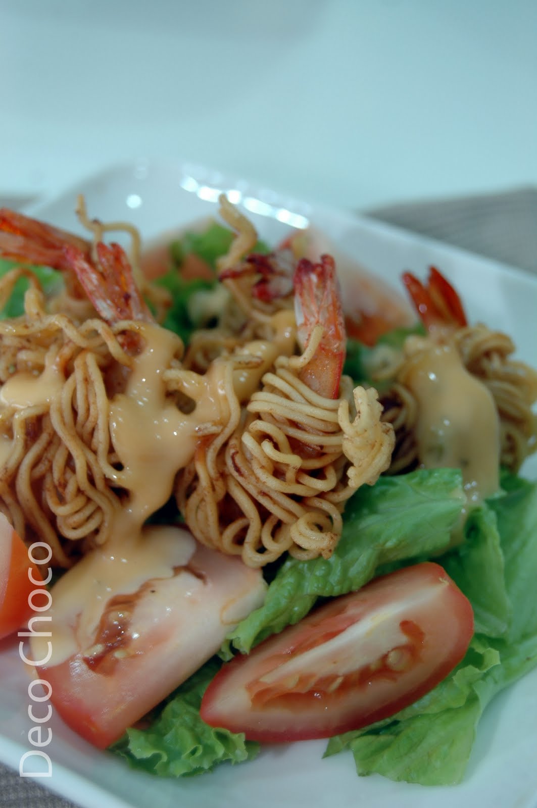 Deco Choco: Salad Udang Sanggul