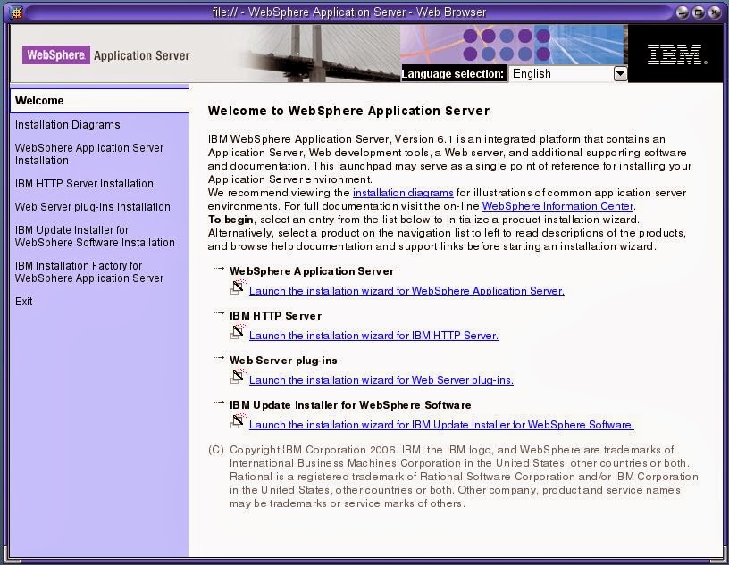 Cuma Catetan Pribadi: Install WebSphere Application Server dan HTTP ...
