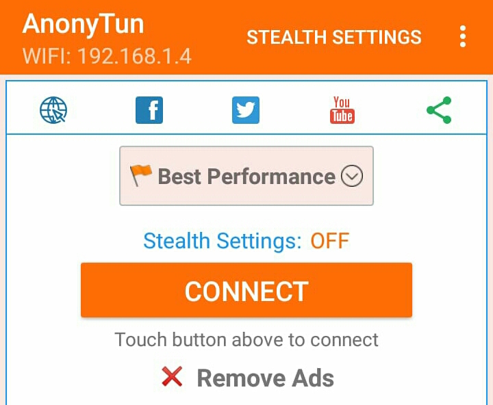 شرح تطبيق Anony tun للاستفادة من الانترنت المجاني - al-control