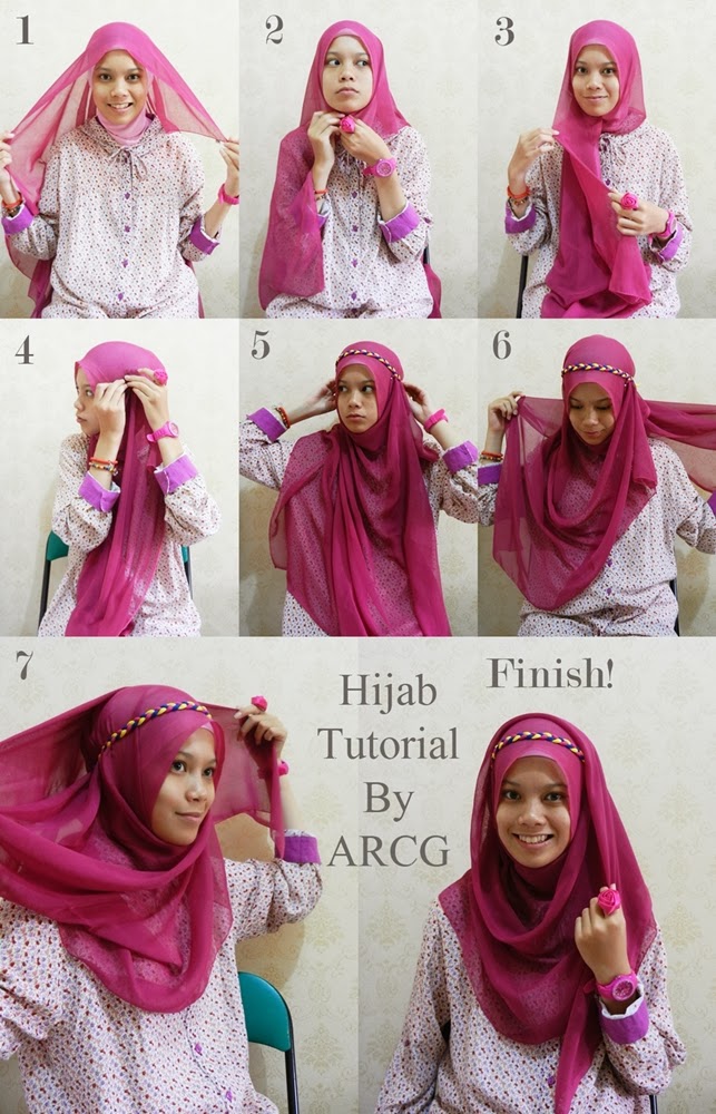 Beautiful Hijab Styles Tutorial of 2014 - Love Quotes | Urdu Shayari ...