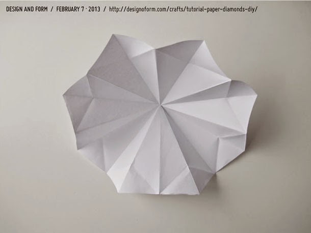 it's a heart heart season: Paper Diamond tutorial photos from DESIGN ...