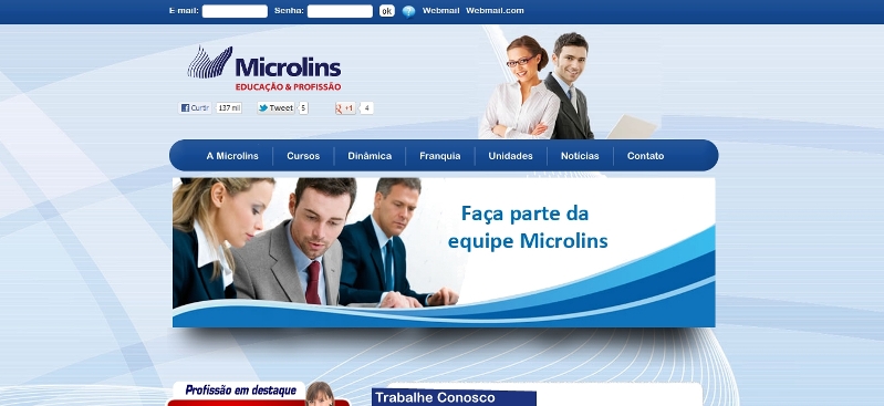 TRABALHE CONOSCO - MICROLINS - VAGAS DE EMPREGO - CADASTRO GRATUITO DE ...