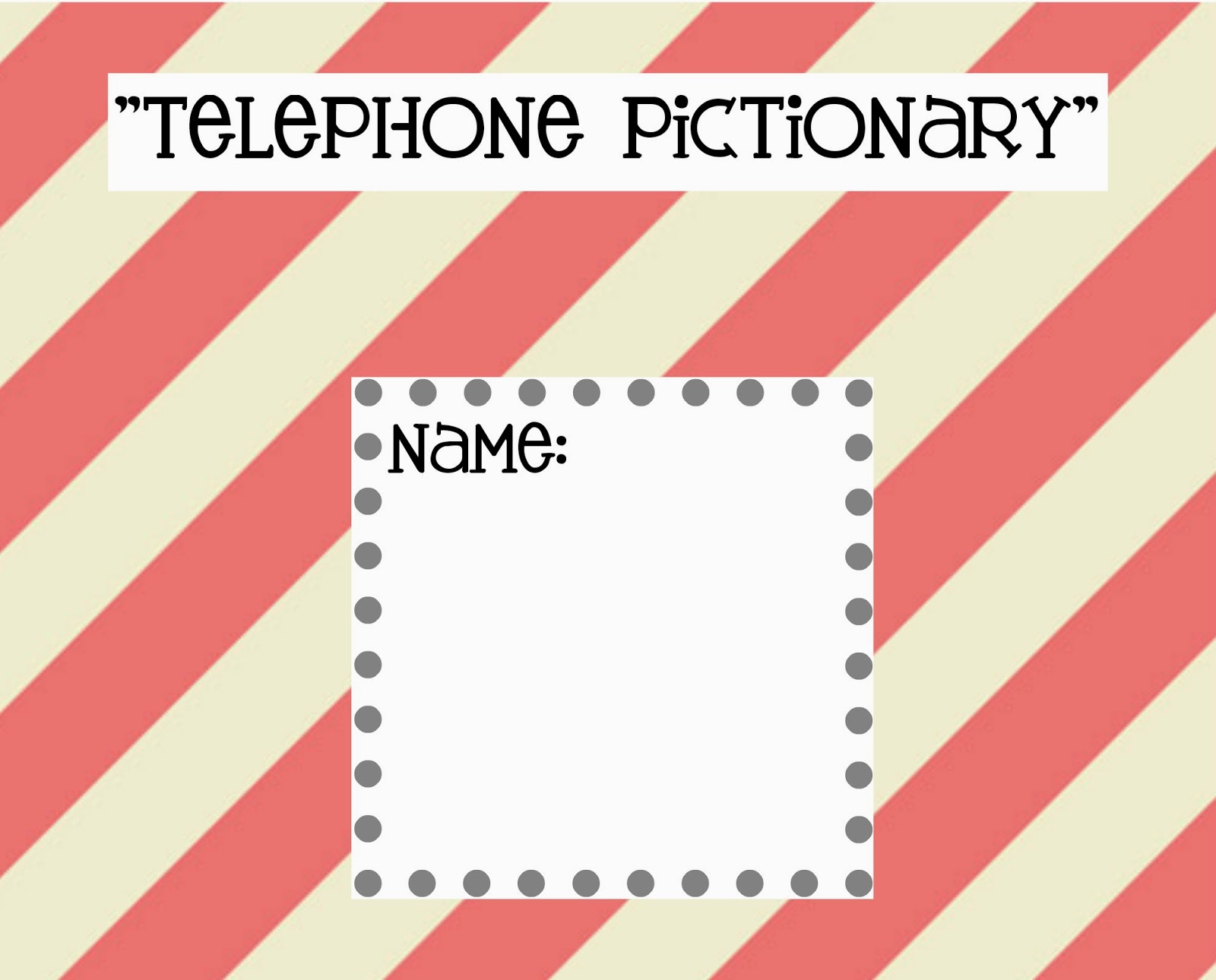 All The Quiet Things: DIY "Telestrations" Game