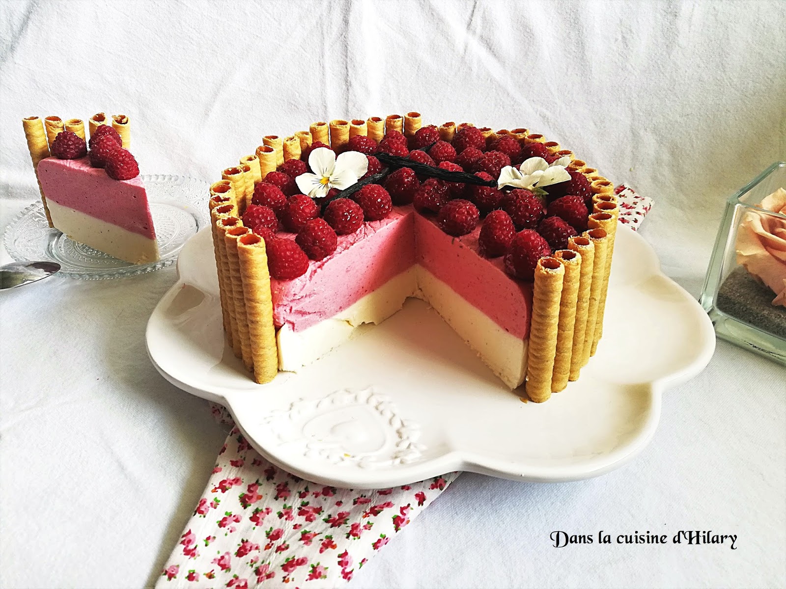 Dans la cuisine d'Hilary: Charlotte aux framboises et vanille ...