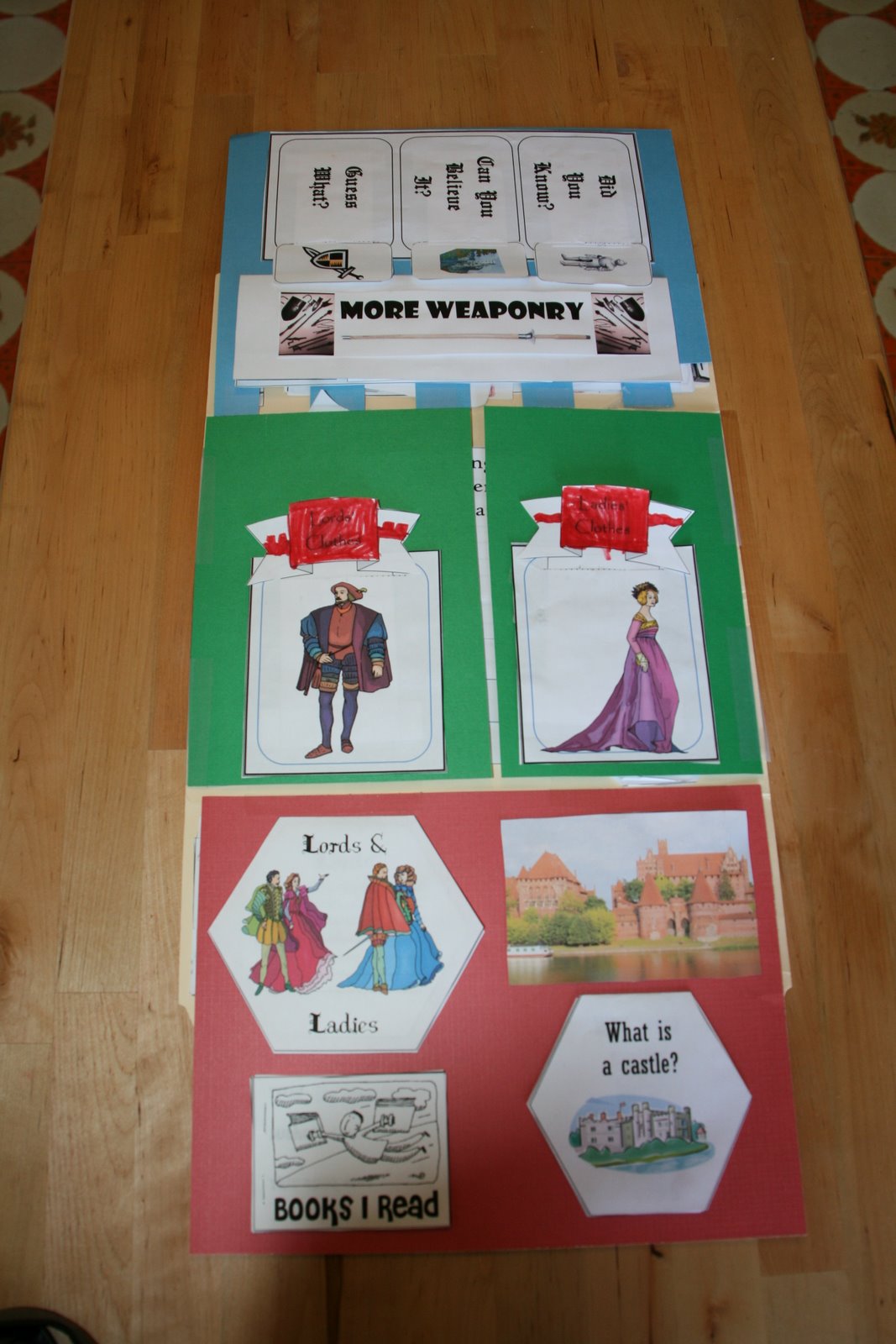 No One Here Thinks I'm Funny: Medieval Times Lapbook
