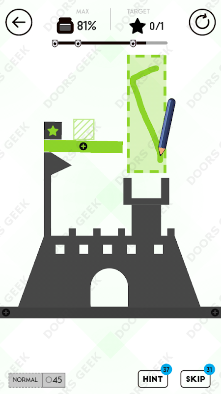 Draw Here Level 45 ~ Doors Geek