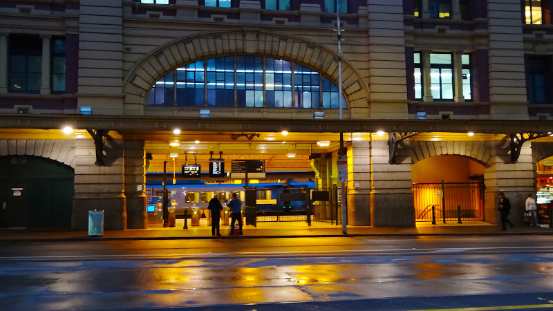 MAP: FLINDERS ST STATION AT DAWN