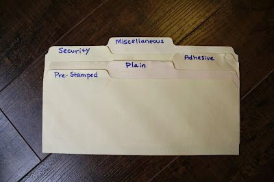 I'd Rather Be Organizing: Recycled Organization: Envelopes